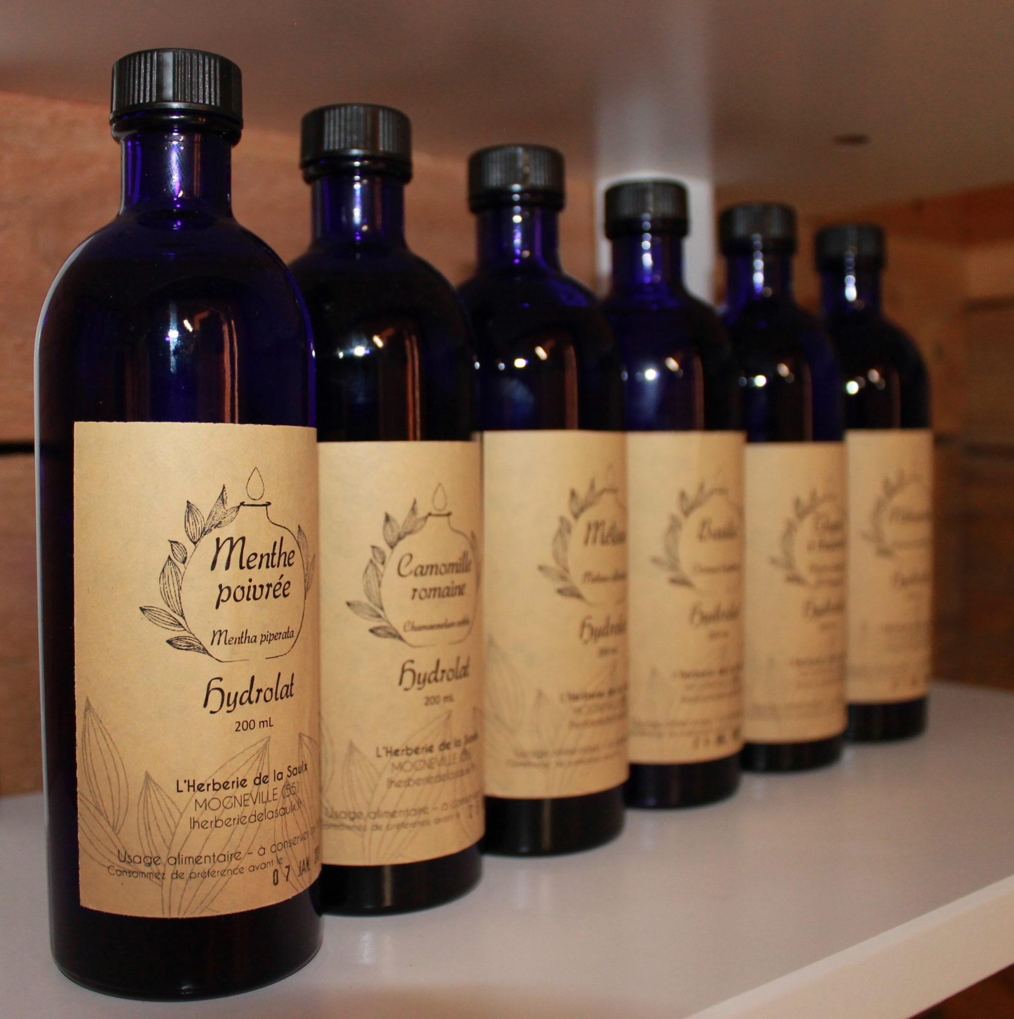 Les hydrolats | L'Herberie de la Saulx